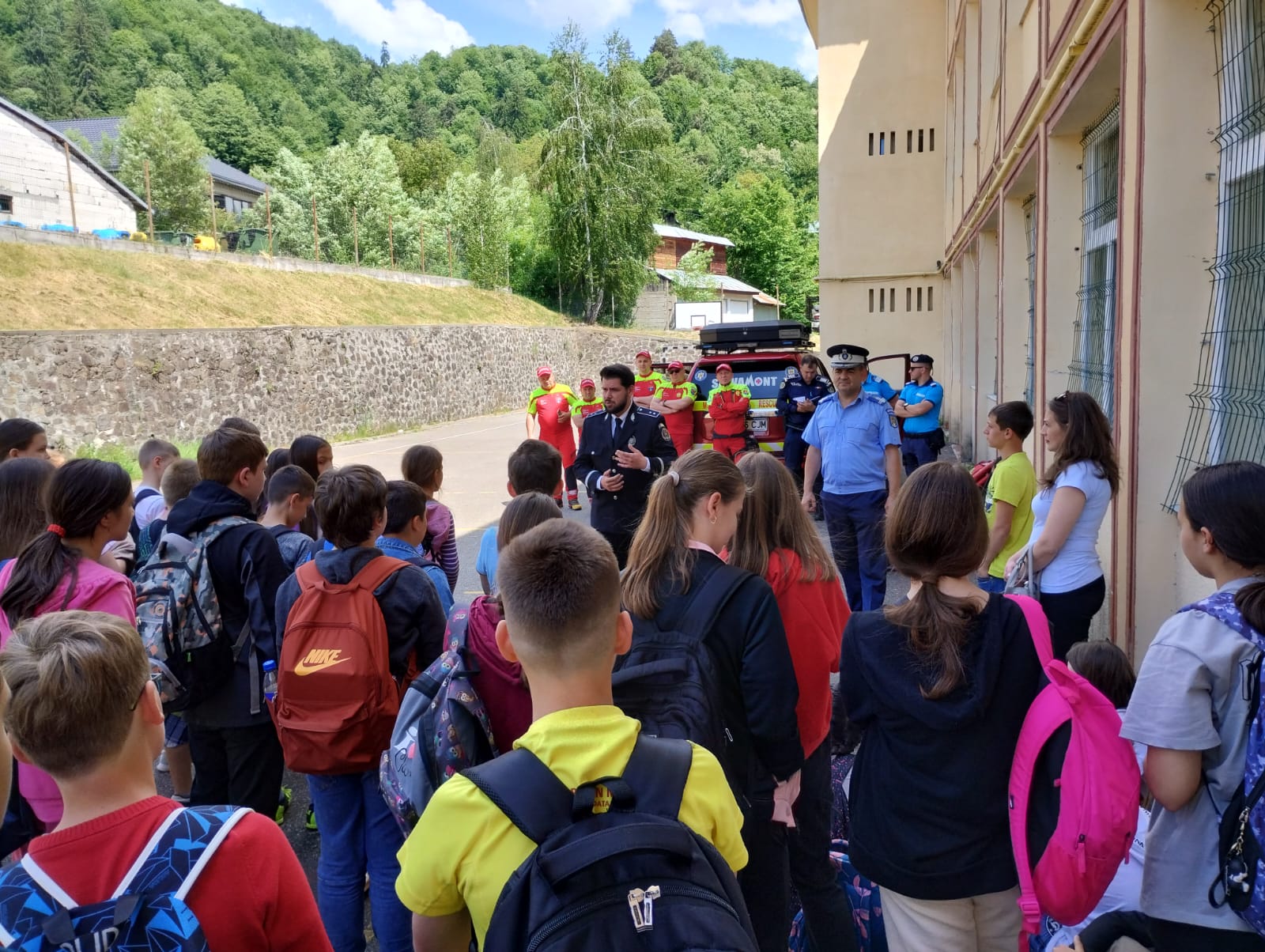 Desfășurare de forțe într-o activitate preventivă în Cavnic – Maramures ...