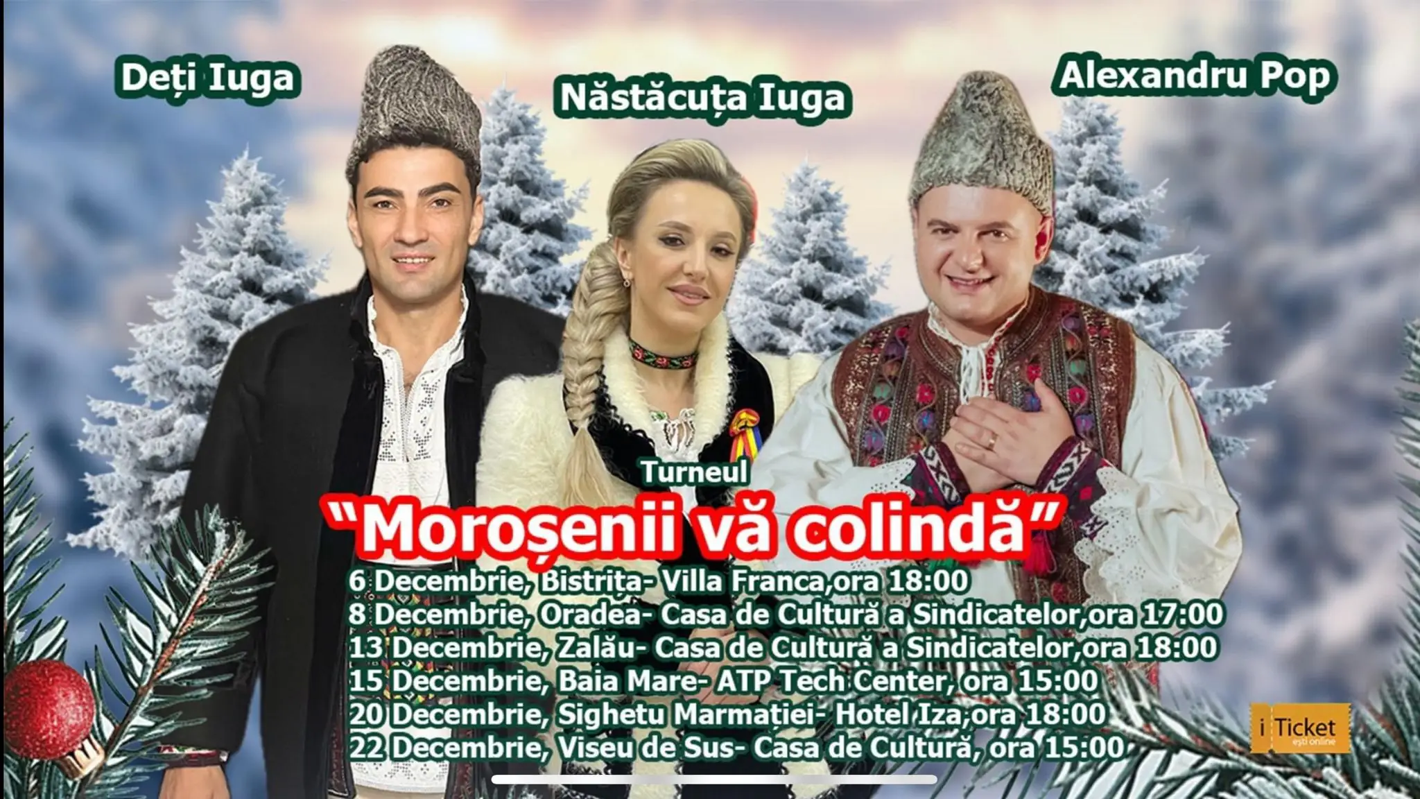 Deţi Iuga, Năstăcuţa Iuga şi Alexandru Pop pornesc în turneul ...