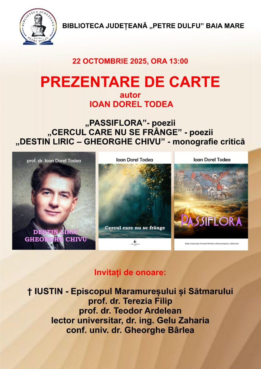 Prof. dr. Ioan Dorel Todea, premiat la „Cărțile Anului 2025” și ...